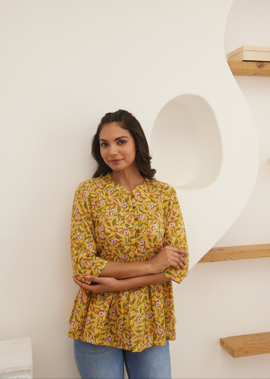 Floral Tops – Sand blocks